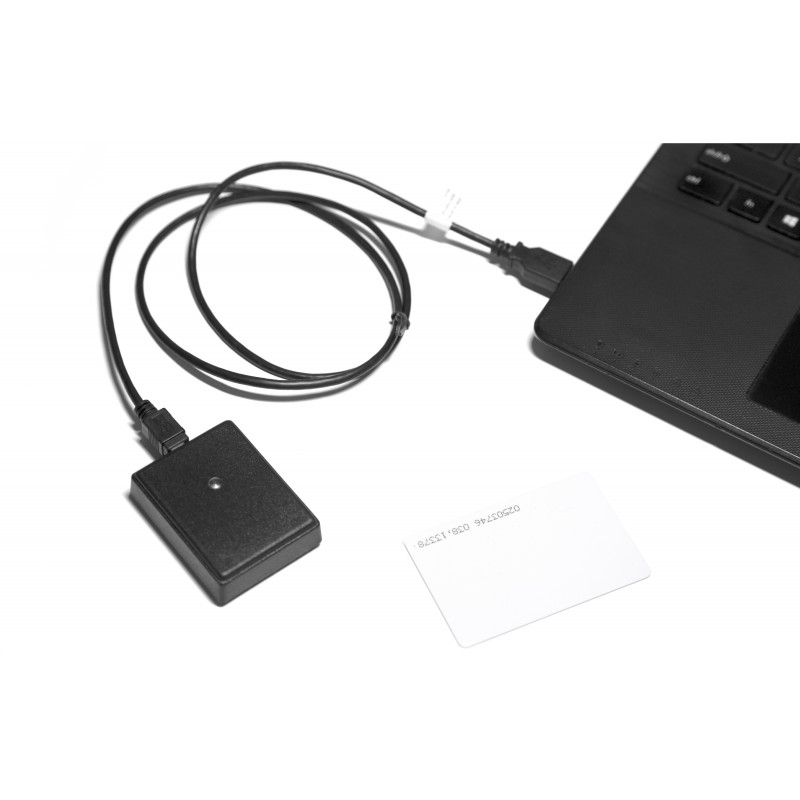 1W-H0-KBRD: CZYTNIK RFID 13.56 MHz EMULUJĄCY KLAWIATURĘ USB